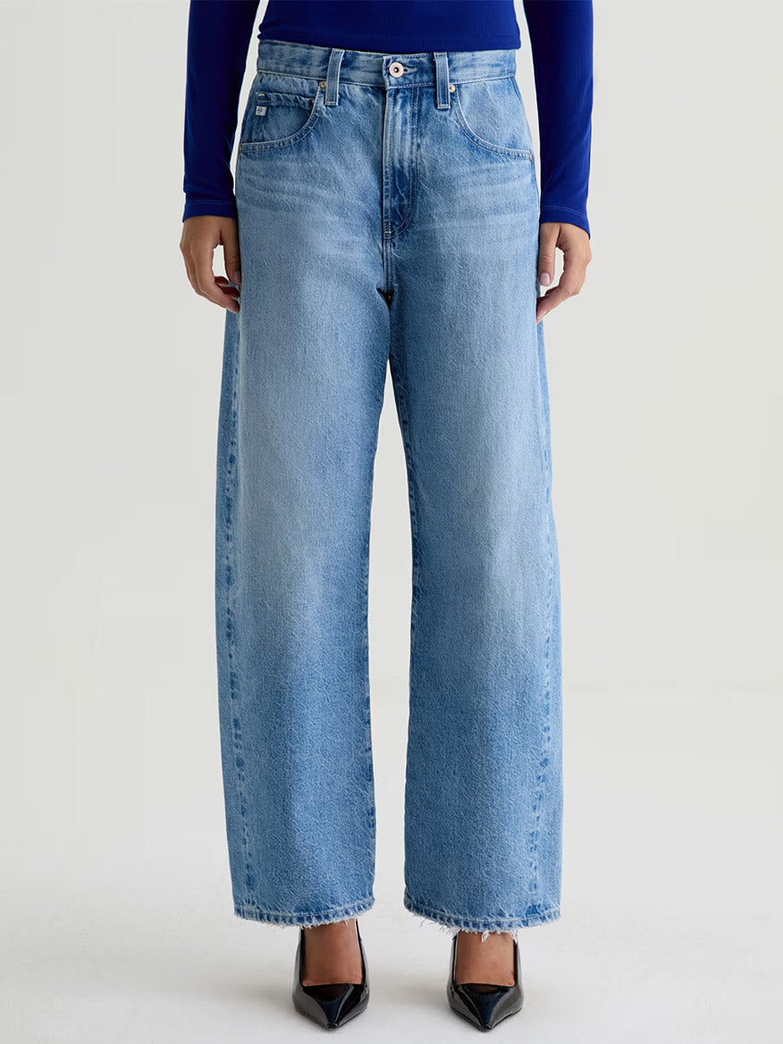Hattie High Rise Barrel in Blueprint | AG Jeans